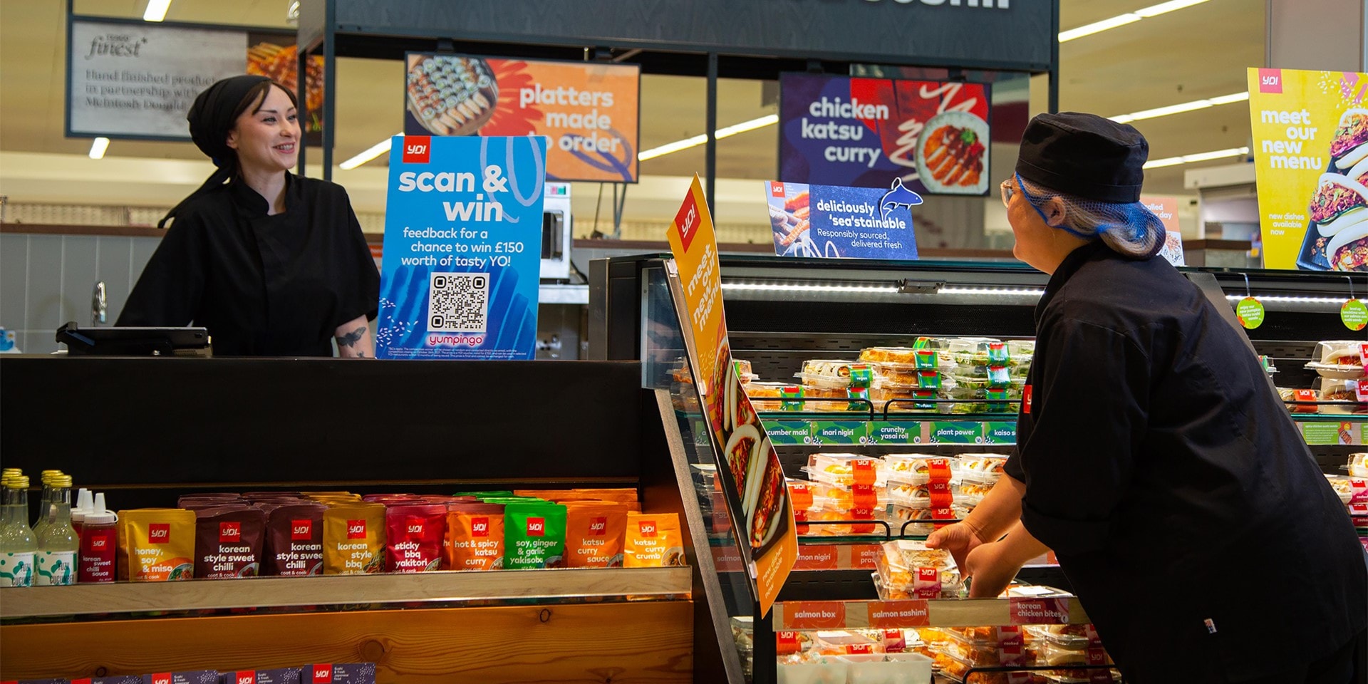 You can now find YO! in your local Newmarket Tesco Extra store | Sushi ...