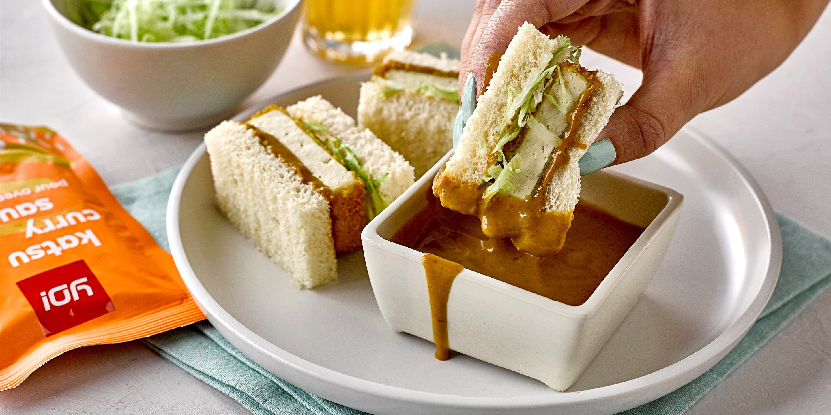 Katsu Sando recipe | YO! Sushi